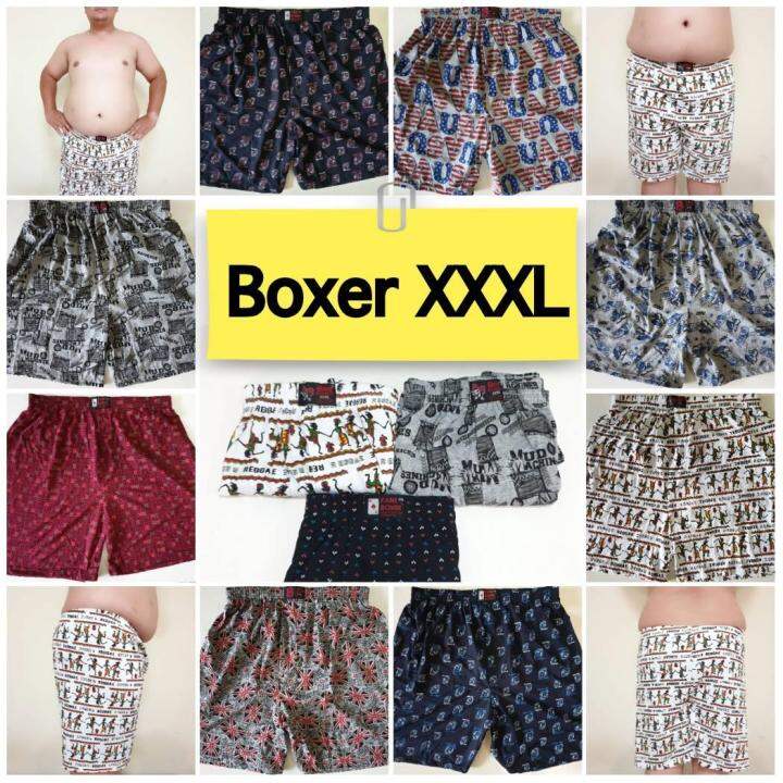 Boxer XXXL บ๊อกเซอร์คละลาย สำหรับคนอ้วน ผ้าเนื้อดี | Lazada.co.th