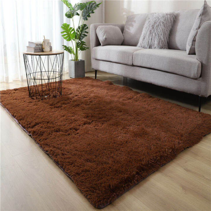 Elegant And Cozy Long Hair Carpet For Coffee Table In Living Room ...