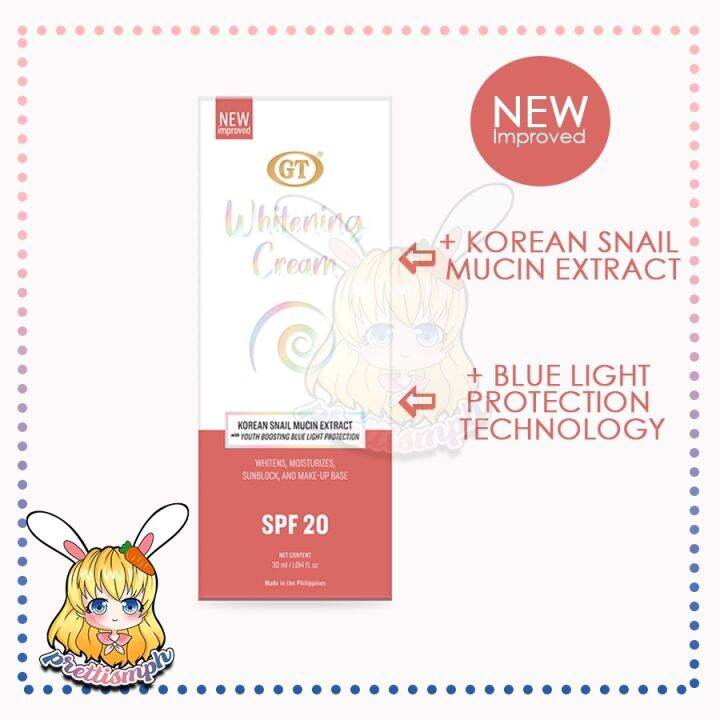 Hot qu04063992 [ONHAND] GT Whitening Cream with Korean Snail Mucin ...