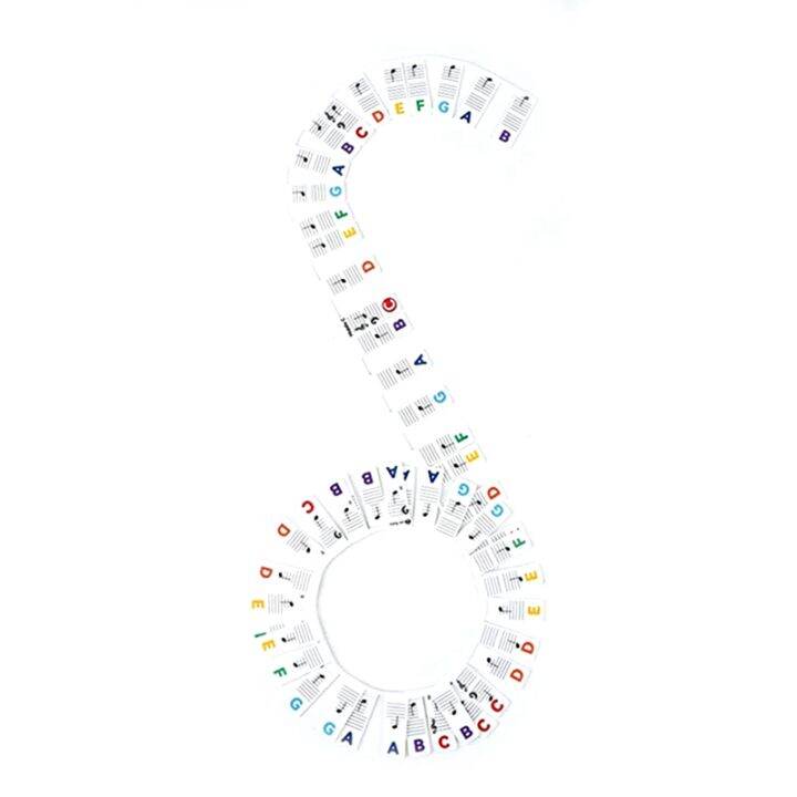 Detachable Piano Keyboard Note Label, 88 Keys Piano Note Guide and ...