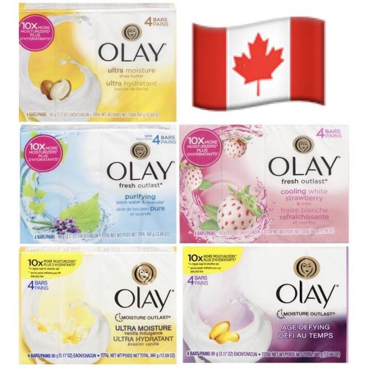 Hot jingyan2133 Olay Bar Soap 90g/17 oz SOLD PER BAR or Per PACK OF 4 | Lazada PH