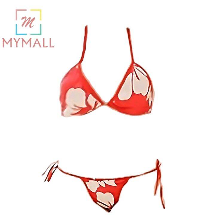 Mm Bs1004 Lingerie Wanita One Set Bra Dan Cd Bikini Import Motif Cod Lazada Indonesia