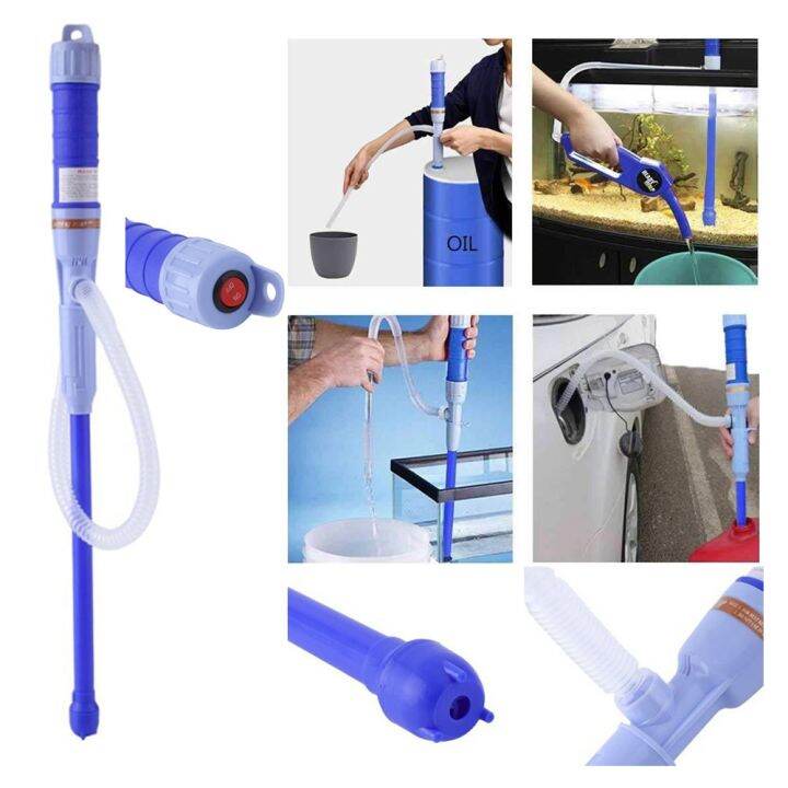 Portable Electric Automatic Fluid Water Dispenser Pump Siphon Battery ...