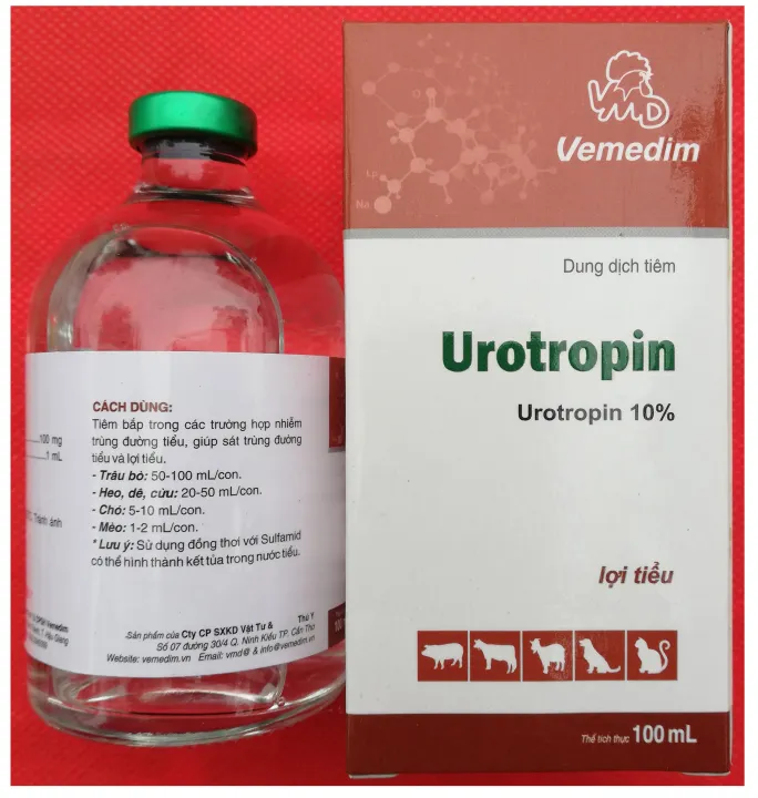 1 lọ UROTROPIN 100ml Dung dịch tiêm – Sản phẩm lợi tiểu, Sản phẩm dùng ...