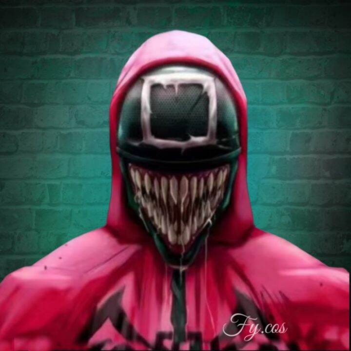 Creepy Diệt Quỷ Cứu Nhân Mặt Nạ Cosplay Movie Siêu Anh Hùng Latex Mũ Bảo Hiểm Ma Quái Kinh Dị Ma