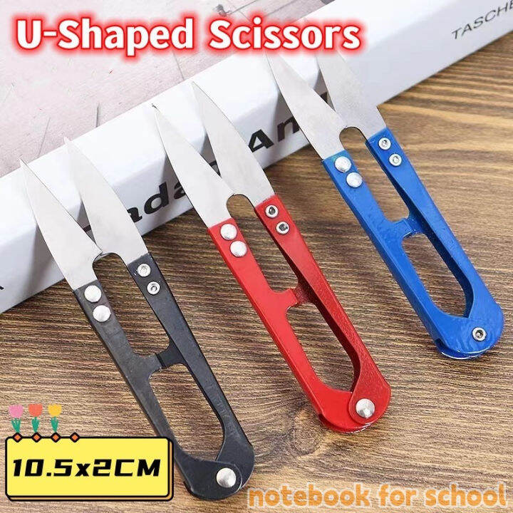 U-Shape Spring Scissors Japanese Trimming Thread Cutter Embroidery ...