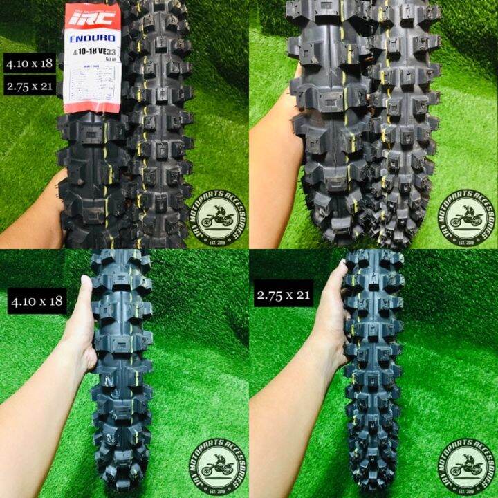 IRC Enduro Volcanduro Tire VE33 4.10 x 18 2.75 x 21 | Lazada PH