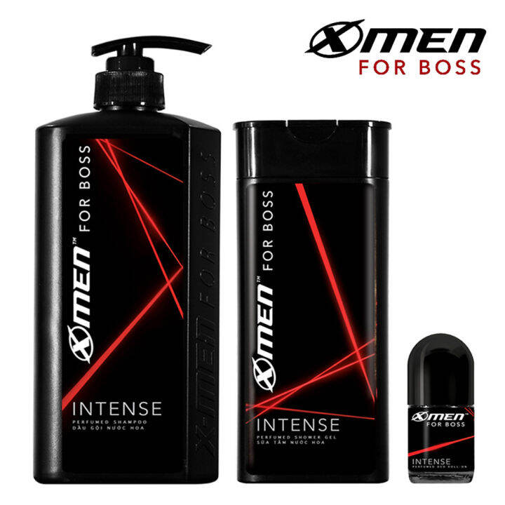 Tắm gội nước hoa nam XMEN [HCM] For Boss Intense Perfumed Shampoo 380g ...