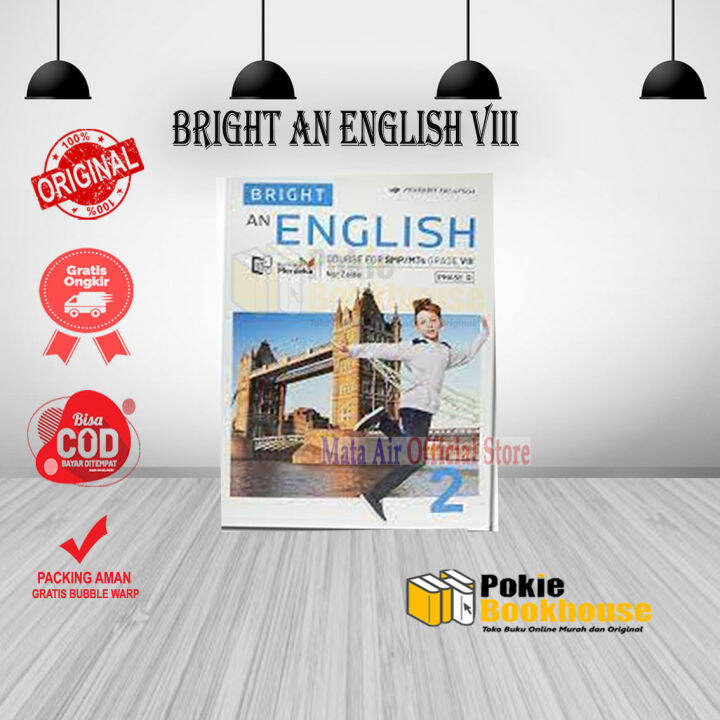 BEST SELLER BRIGHT AN ENGLISH COURSE 2 SMP/MTs KELAS VIII KUR MERDEKA ...