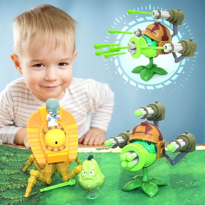 PLANTS VS ZOMBIES 2 Toys Full Set Gatling Pea Zombot Sphinx-inator ...