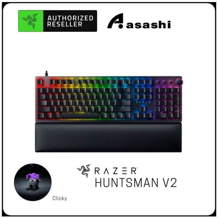 Razer Huntsman V2 - Clicky / Linear Optical Switch Gaming Keyboard ...