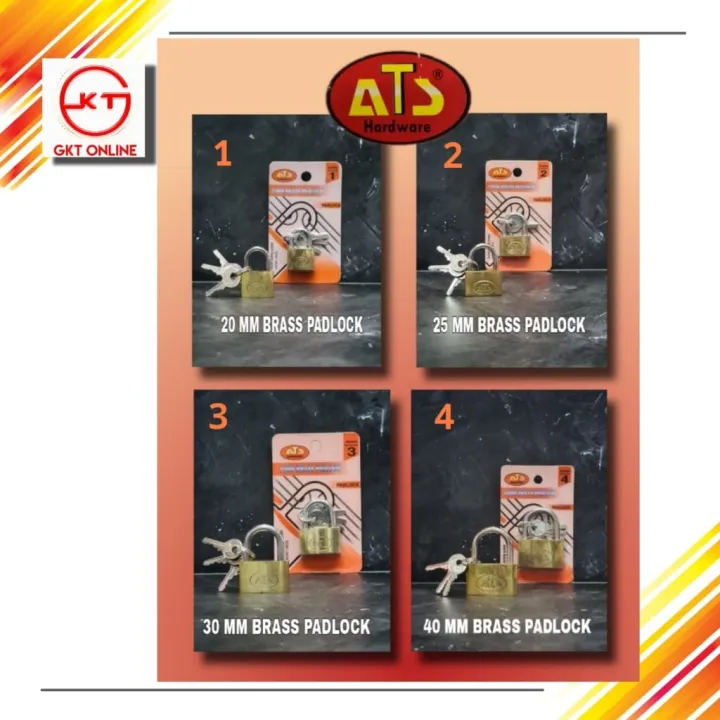 Gembok Kecil Kuning Merek Vion Ukuran Pilihan 1. 20mm 2. 25mm 3. 32mm 4 ...