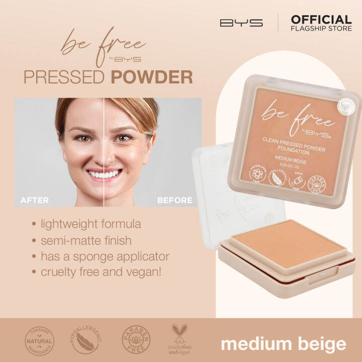 BE FREE by BYS Pressed Powder | Lazada PH