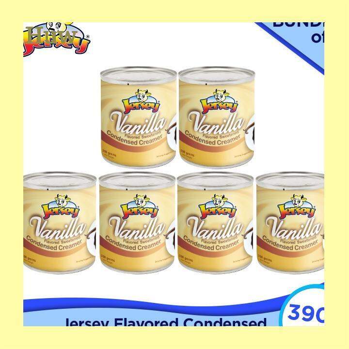Huw Jersey Flavored Condensed Creamervanilla 390G - Bundle of 6 | Lazada PH