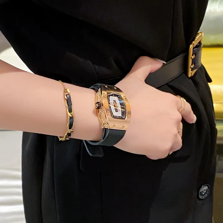 Richard watch women in 2021 the new table ms female fashion all over ...