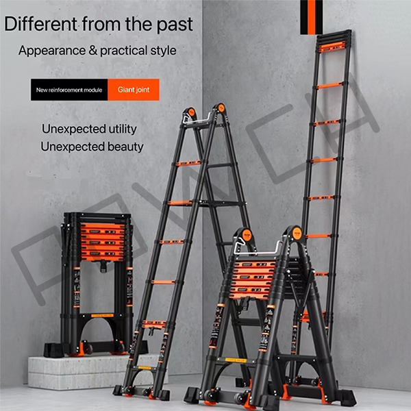 Aluminum Ladder Industrial Foldable Portable Ladder Multifunctional ...