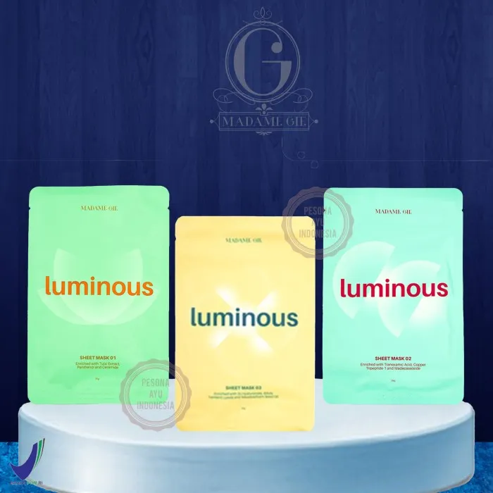 MADAME GIE Luminous Sheet Mask - Skincare Masker Wajah | Lazada Indonesia