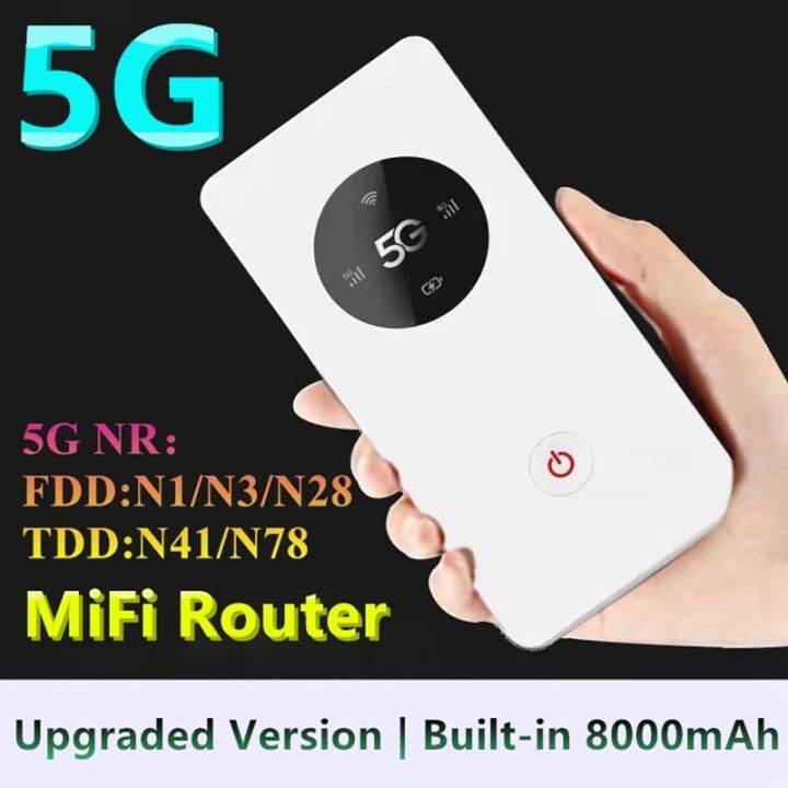 5G Mobile MiFi Router WiFi 5G MiFi Router Built-in 8000MAh for Car WiFi ...