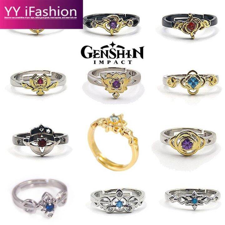 genshin impact ringImpressiongenshin impact Raidenzhongli kazuha ...