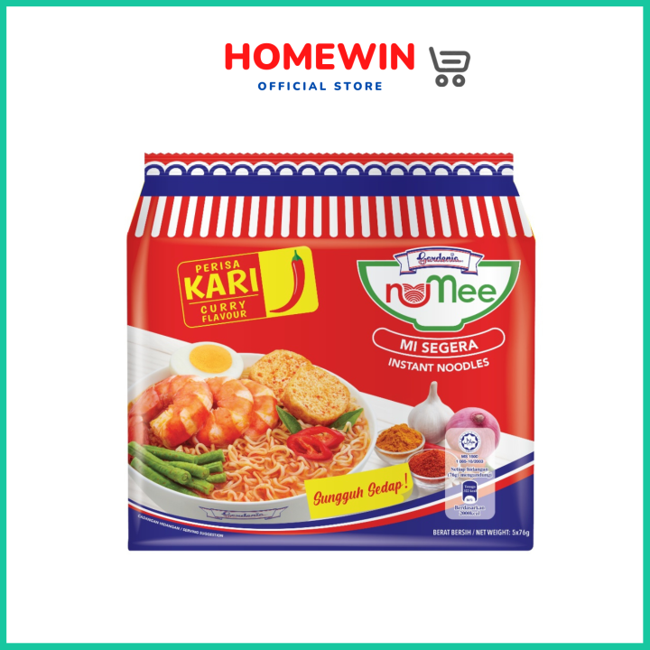 Gardenia NuMee Instant Noodles Curry (76g x 5 Packs) | Lazada