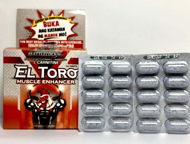 [SOUTH VET] 20 tablets Battlecock El Toro Muscle Enchancer for Gamefowl ...
