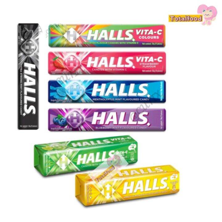 Halls Candy Gula Assorted Flavours | Lazada