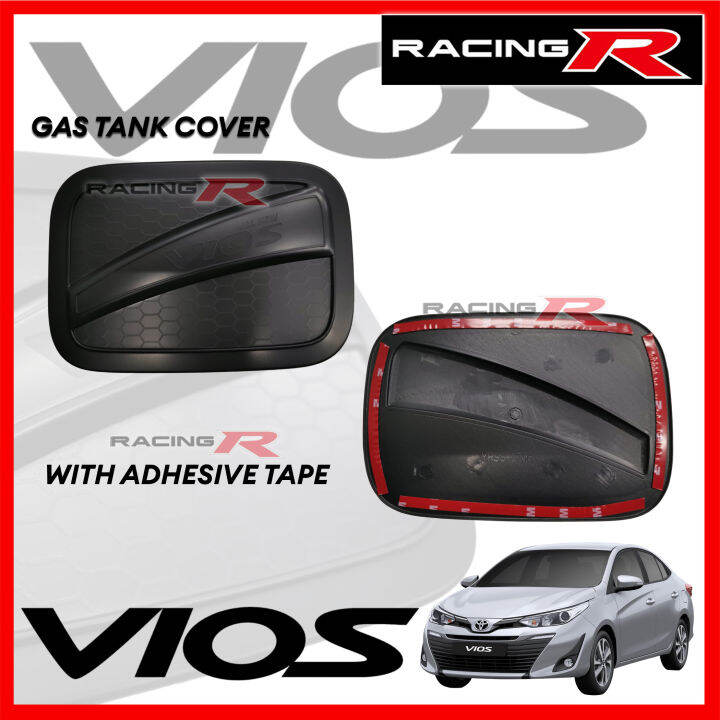 Toyota Vios Prime 2018 to 2024 Gas Tank Garnish Cover Matte Black 2019 ...
