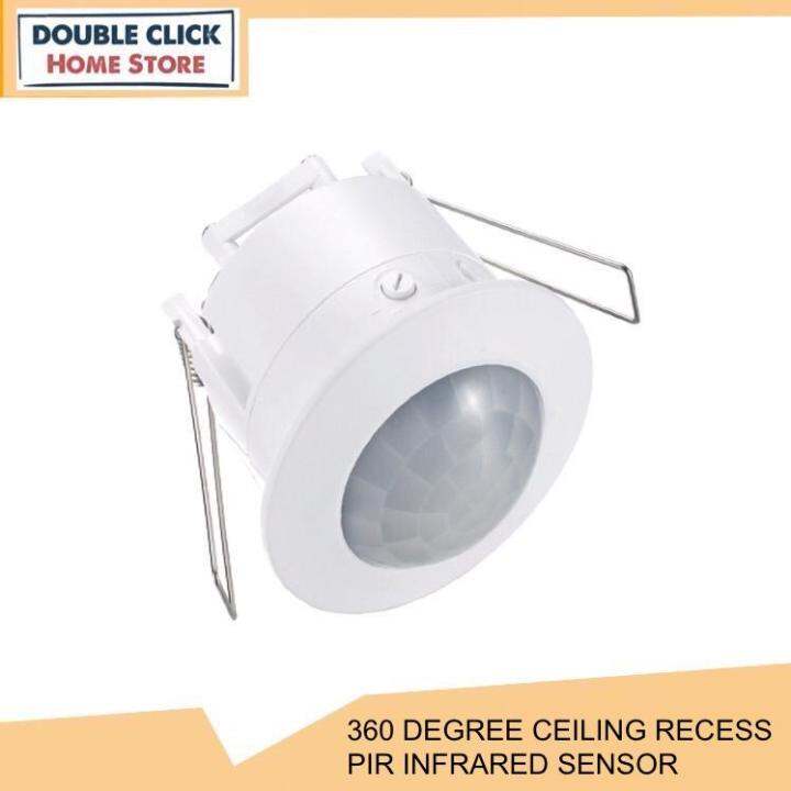 360 Degree Ceiling Recess PIR Infrared Motion Sensor Detector Switch ...