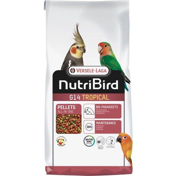 VERSE LAGA NUTRI BIRD G14 Parrot pellets BIG PARAKEETS 1kg repack ...