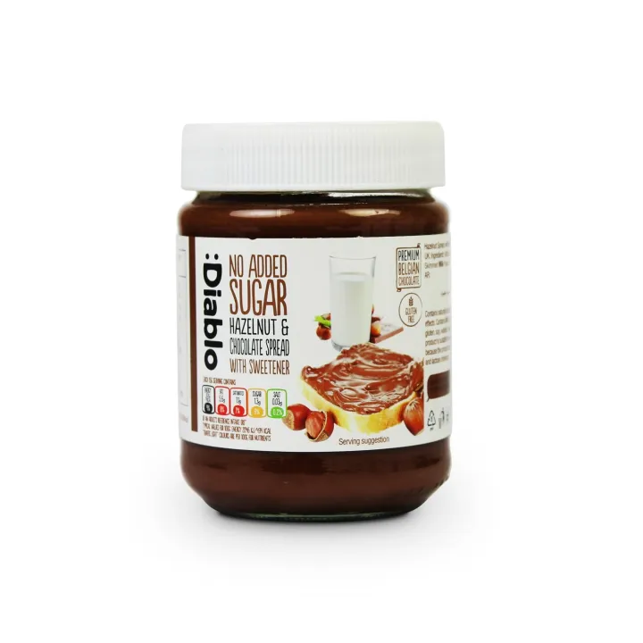 Diablo Hazelnut And Chocolate Spread( No added sugar) | Lazada