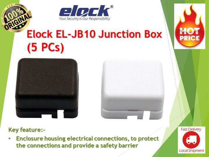Elock Brand EL-JB10 Alarm Junction Box For Alarm System | Lazada