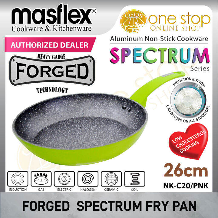 Masflex Original Spectrum Aluminum Non-Stick Induction Fry Pan 26cm ...