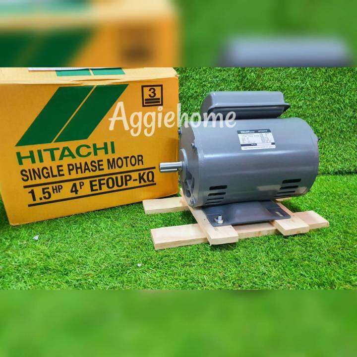HITACHI มอเตอร์ รุ่น 1.5HP 4P EFOUP-KQ 220V (1.5แรงม้า) มอเตอร์ไฟฟ้า ฉนวนกันความร้อน ปั๊ม ...