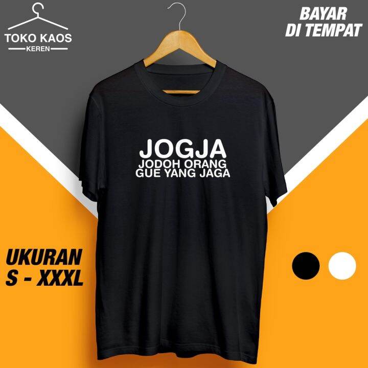 Kaos Jogja Jodoh Orang Gue Yang Jaga Singkatan Lucu Nama Kota | Lazada ...