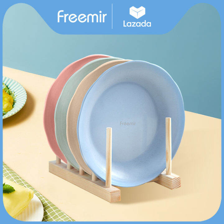[hampers] freemir piring makan cantik set isi 4 pcs diameter 20 cm + 4 ...