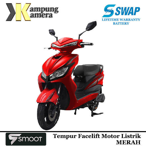 Smoot Tempur Facelift Generasi ke 3 Motor Listrik Lithium ION Battery ...