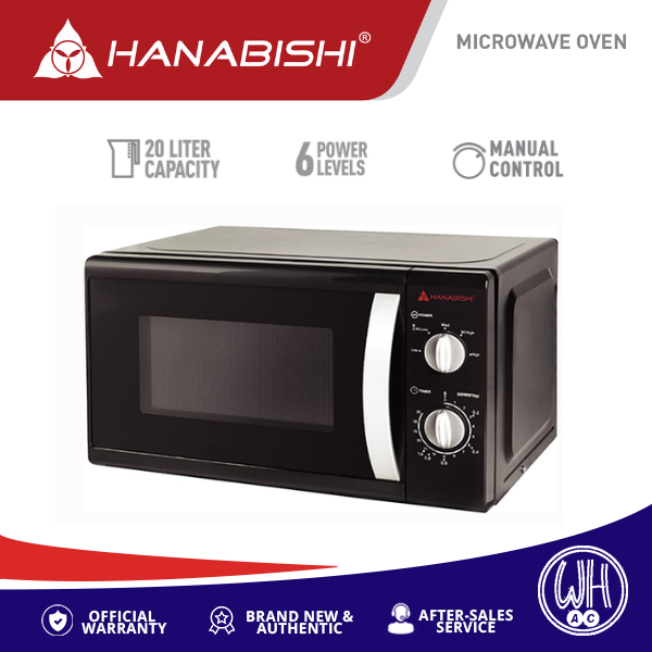 Hanabishi 20L Microwave Oven HMO20MDLX3 (Black) | Lazada PH