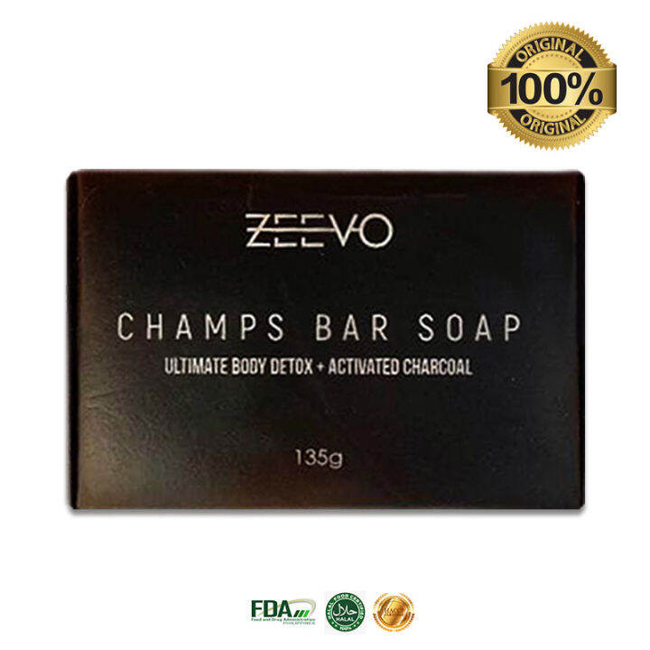 ORIGINAL ZEEVO Champs Bar Soap (135g) 100% Authentic | Lazada PH
