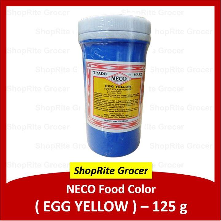NECO Food Color Powder 125 g - EGG YELLOW | Lazada PH