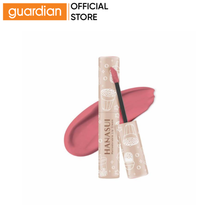 Hanasui Mattedorable Lip Cream Boba Edition 04 Pink Lava | Lazada