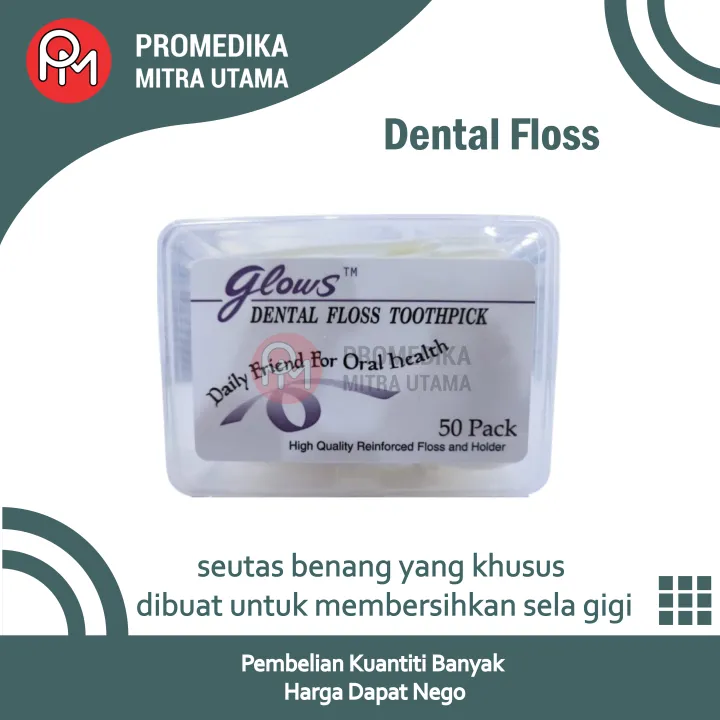 Dental Floss Merk glows | Lazada Indonesia