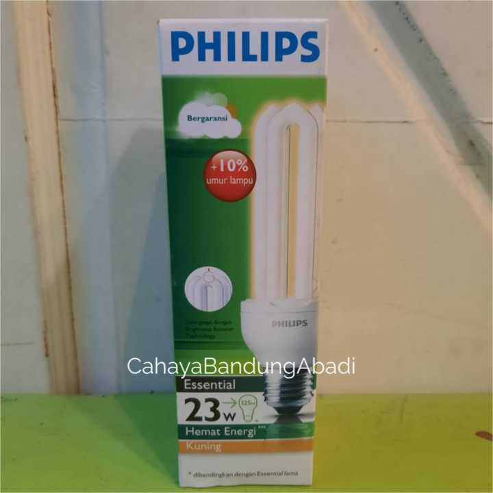 Lampu Philips Essential 23 Watt Kuning 82 | Lazada Indonesia