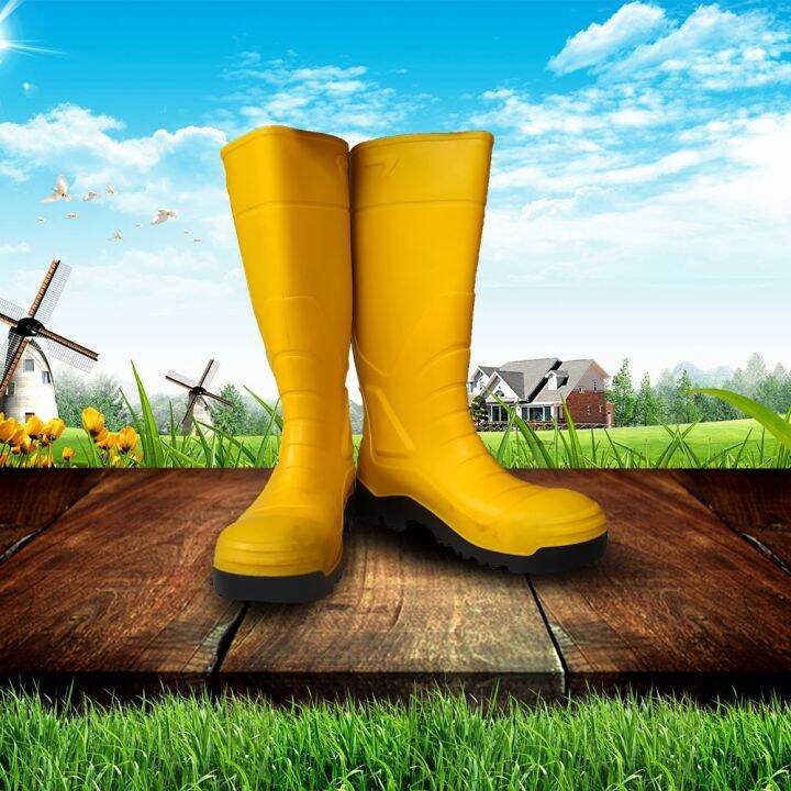 Sepatu AP Boots Terra Safety Kuning - Star Farm | Lazada Indonesia