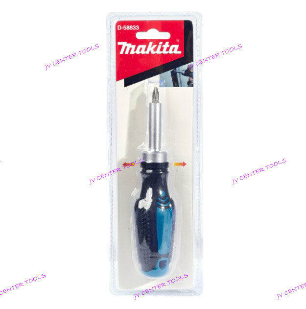 Makita D-58833 ไขควงด้ามฟรี ไขควงด้ามก๊อกแก๊ก ปากแฉก PH2 | Lazada.co.th