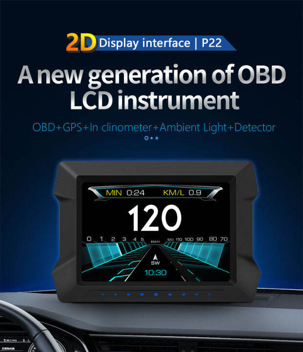OBD2 On-Board Computer Auto Car Digital Computer Display OBD 2 Scanner ...