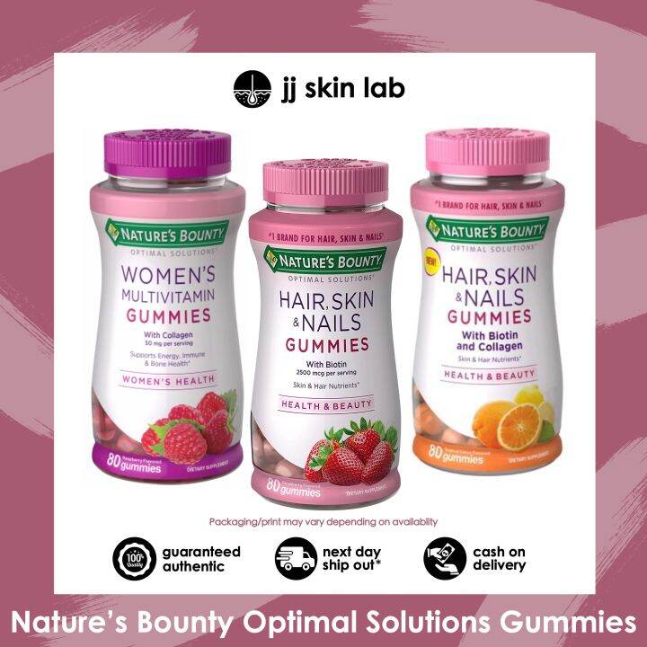 Nature’s Bounty Optimal Solutions Favorites Gummies | Lazada PH