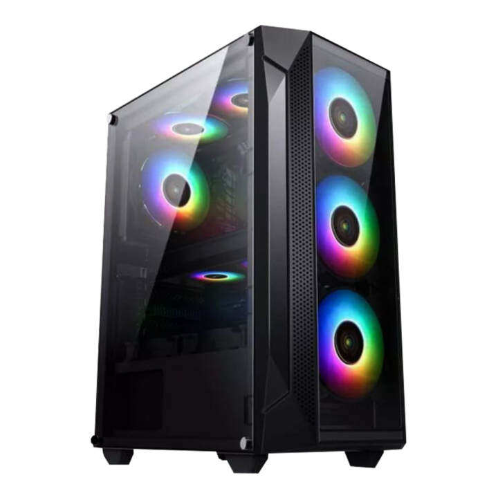 Inplay Meteor 02 Tempered Glass Gaming Desktop Pc Case Black | Lazada PH
