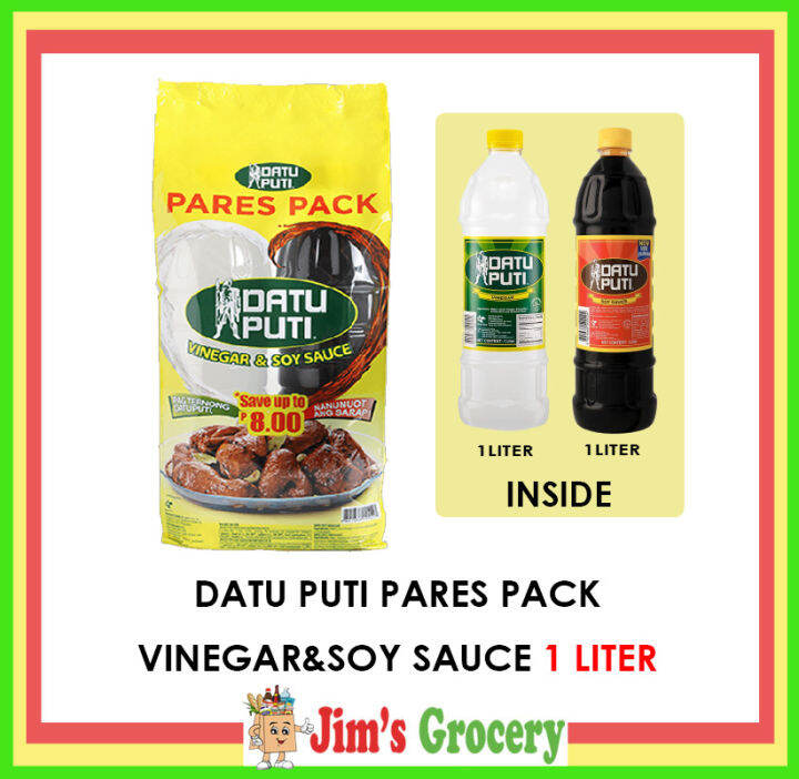 JIMS DATU PUTI PARES PACK TOYO 1L + SUKA 1L (1 PC) | Lazada PH