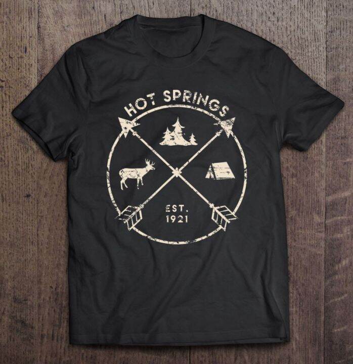 Hot Springs T Shirt National Park Shirt, Camping Arkansas Gift Tactical ...