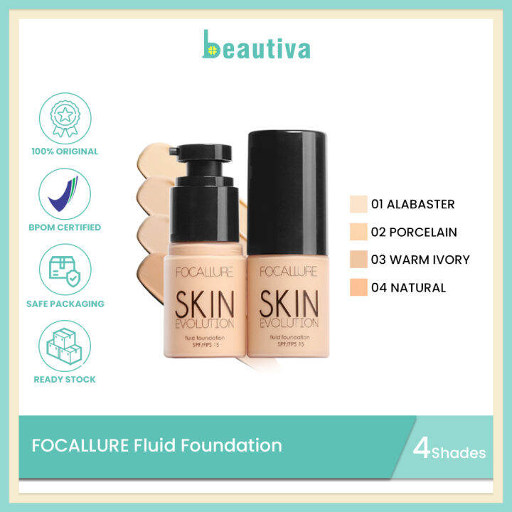 FOCALLURE Full Coverage Oil-Control Fluid Foundation | Lazada Indonesia FOCALLURE Full Coverage Oil-Control Fluid Foundation | Lazada Indonesia